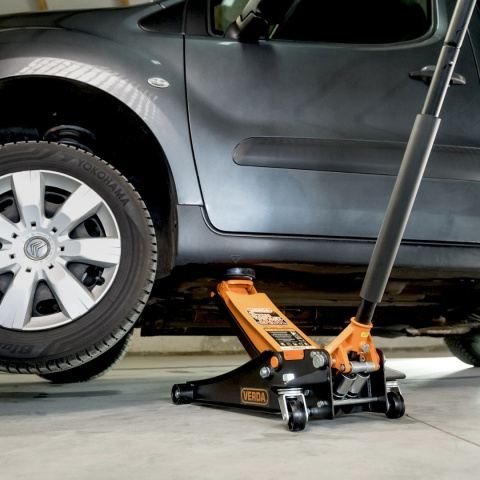 Verda Tiefer Wagenheber 3t Rangierwagenheber 75 - 515 mm mit ...